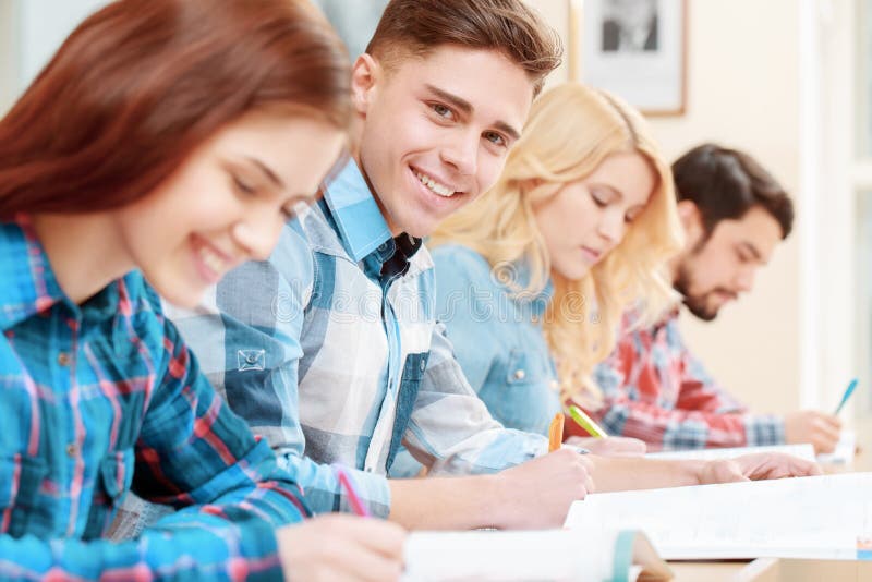 Students at classes stock photo. Image of institute, casual - 53020198