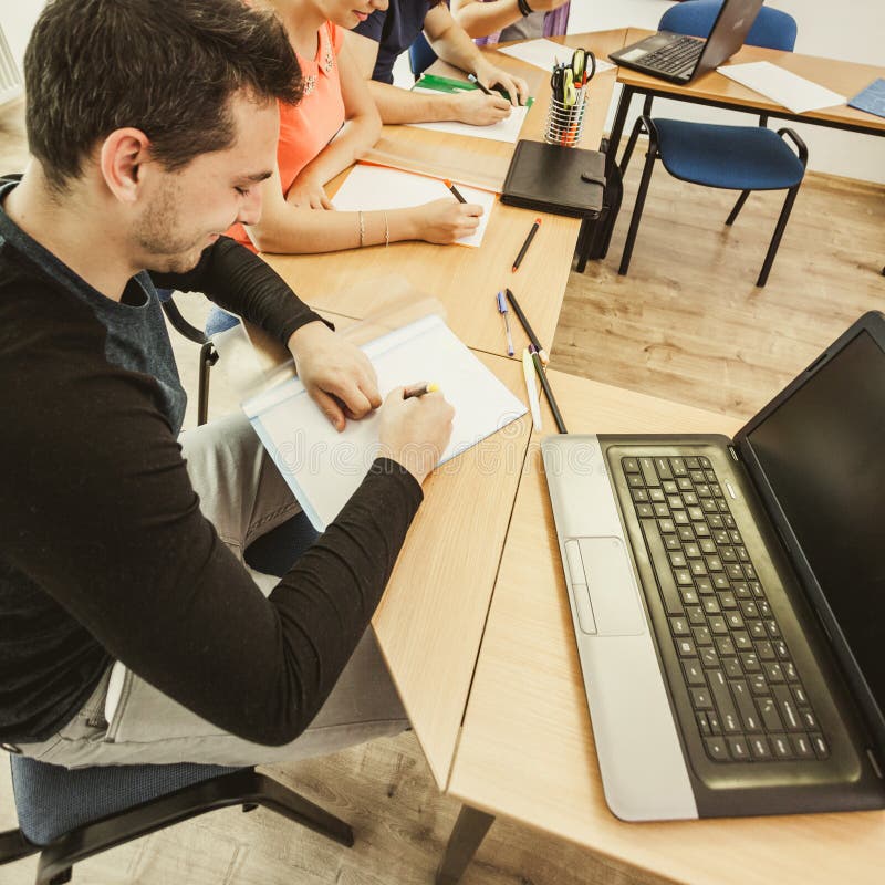 Students in Classroom during the Break Stock Photo - Image of schooling ...