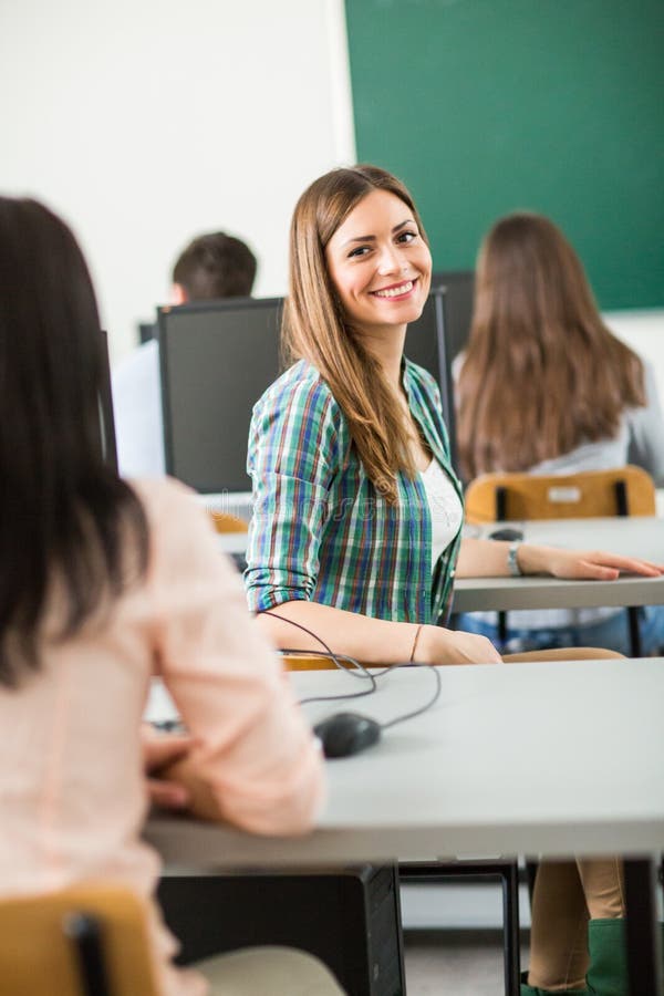 Students in the classroom stock image. Image of teenagers - 53710029