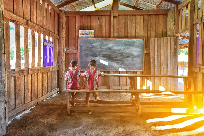 Students in Classroom;Tribal Students in Rural; Hill Tribe School ...