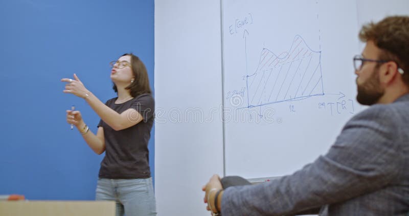 Students Collaborate on a Project, Brainstorming and Discussing Ideas ...