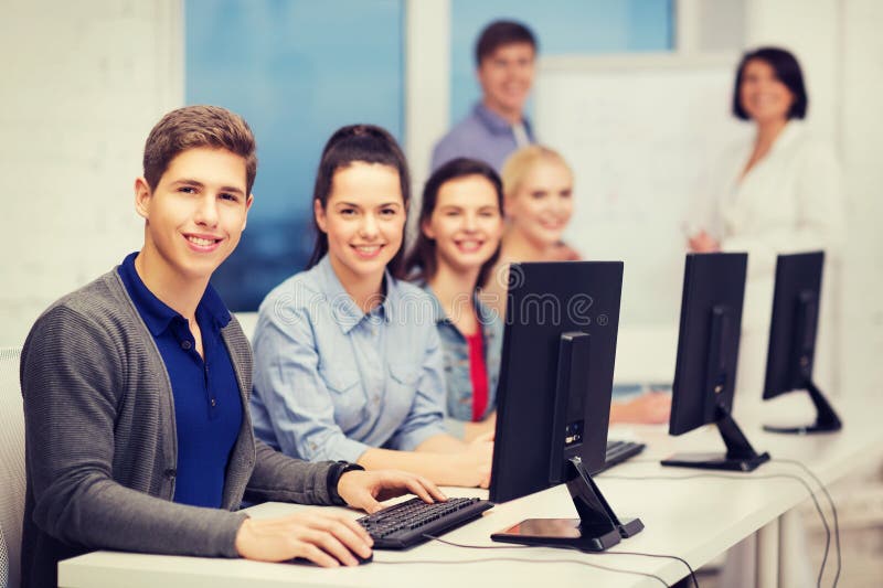 High school students stock photo. Image of indoors, room - 27129710