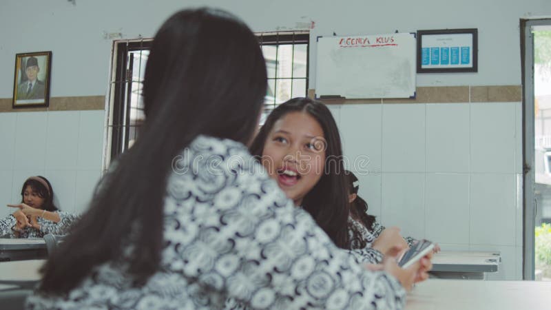Students Conversing in a Classroom Stock Footage - Video of education ...