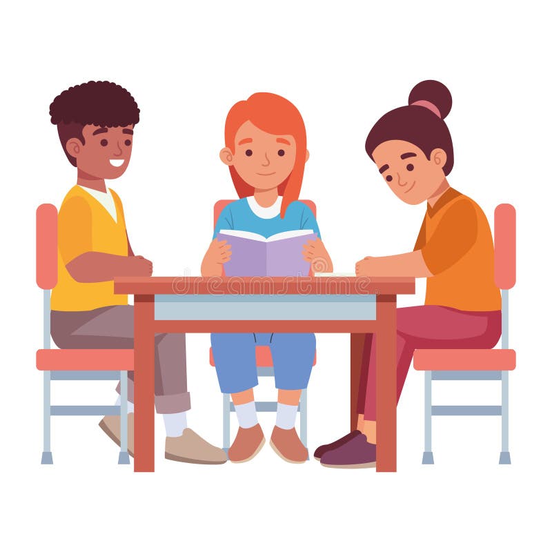 Students Council Teamwork stock vector. Illustration of school - 367447053