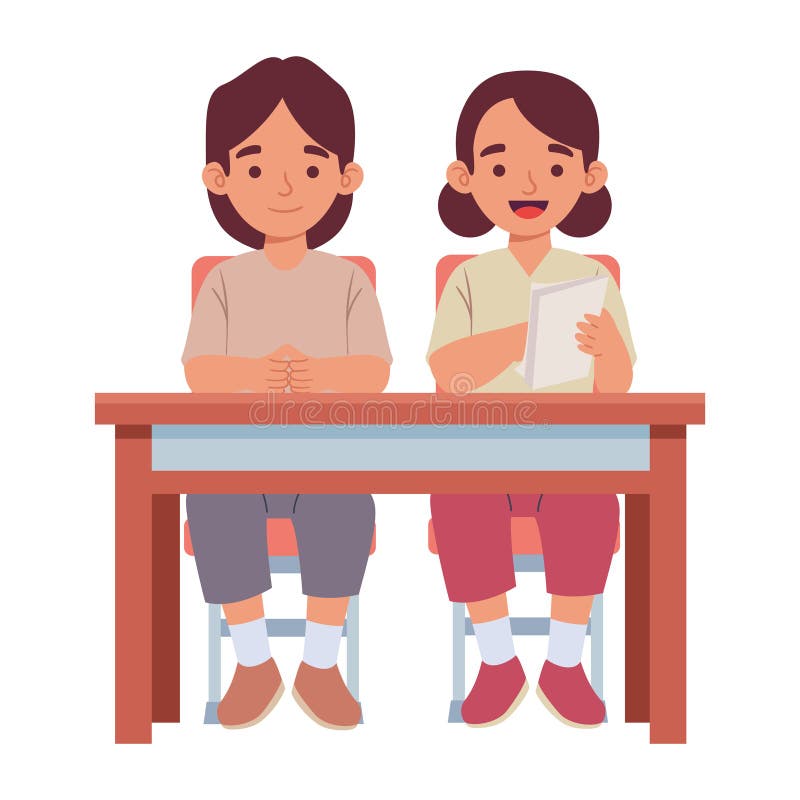 Students Council Working stock vector. Illustration of talking - 367446981