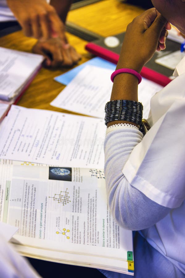 Students in Physics Class Spin Newton S Multicolored Disk. Stock Photo ...