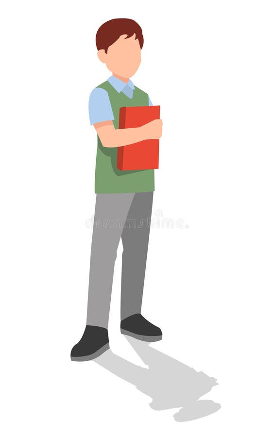 Students in Different Postures Stock Vector - Illustration of cute ...