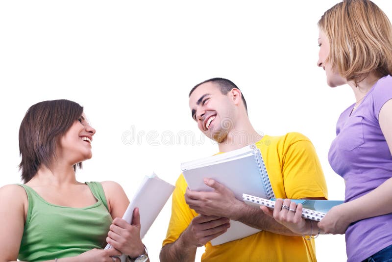 Students discussing stock image. Image of discussing - 14779311