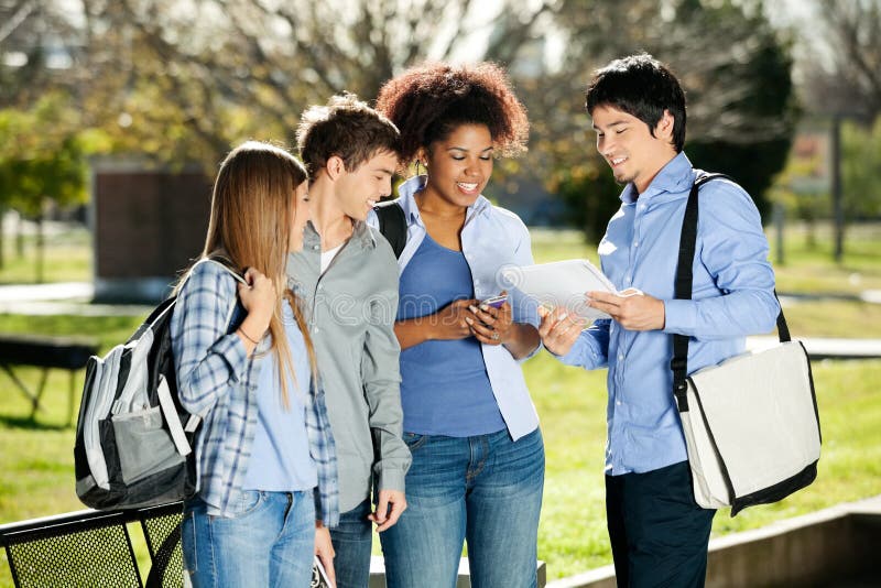 Students Discussing in Campus Stock Photo - Image of discussing ... Students Discussing in Campus Stock Photo - Image of discussing ...