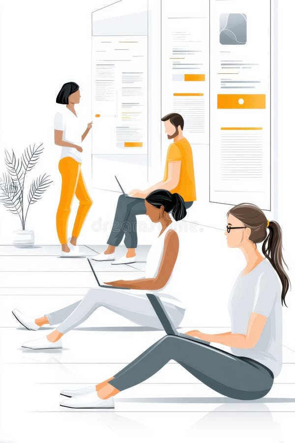 Students Engage in Interactive Language Learning in a Bright Classroom ...