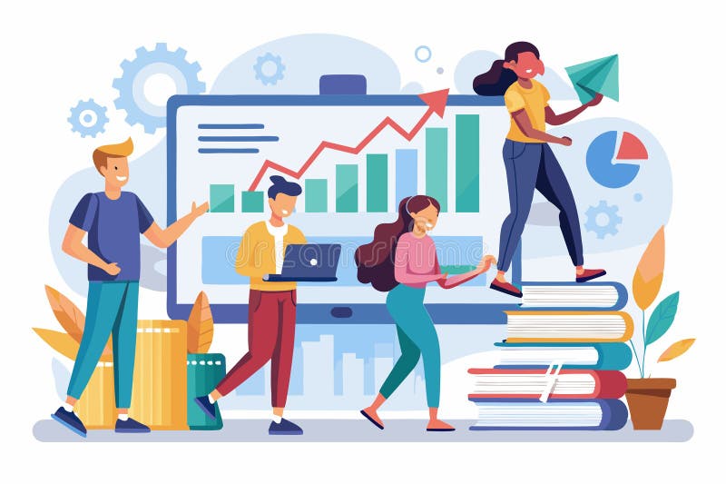 Students Entering Classroom Stock Illustrations – 51 Students Entering ...