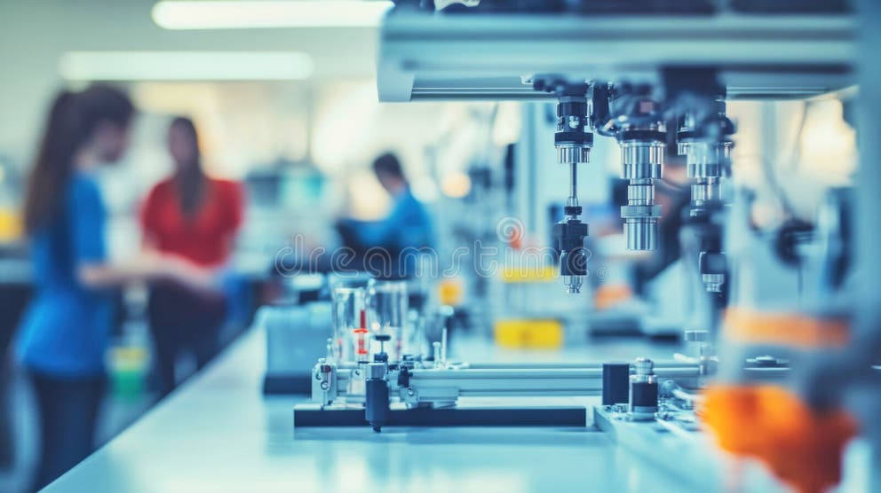 Students Engaged in Hands-on Projects in a Modern STEM Lab Showcasing ...