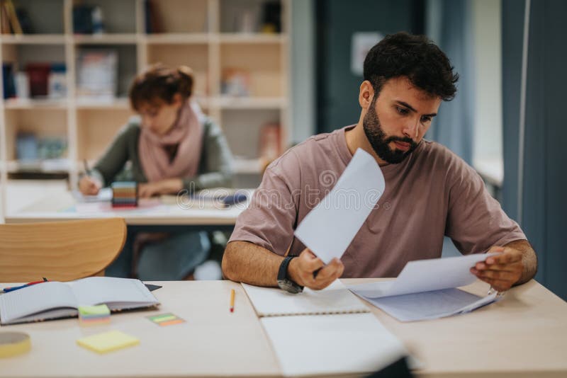 Students Attending Classes in a Cozy and Focused Classroom Setting ...