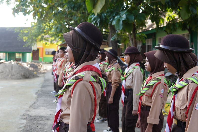 Students Engaged in Scout Activities at School Editorial Photo - Image ...