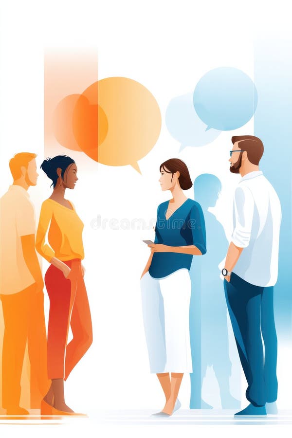 Students Engaging in Discussion about Classroom Rules in a Colorful and ...
