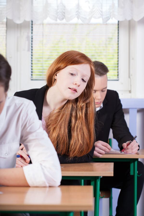 Students during exam stock image. Image of difficult - 41304337