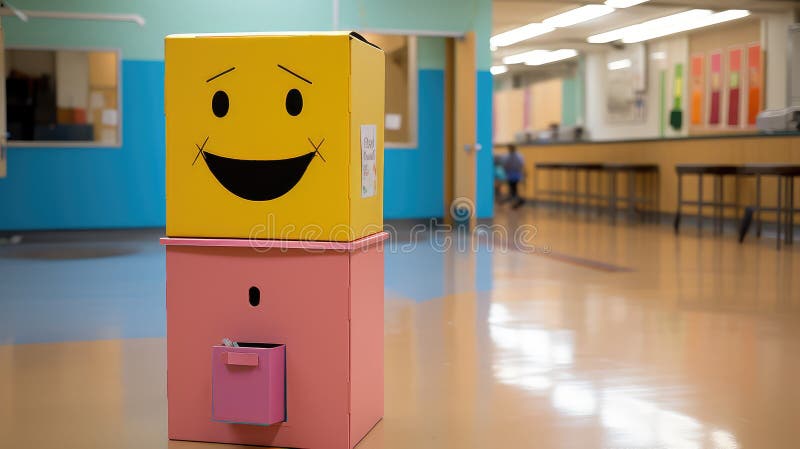 Students feedback box stock illustration. Illustration of voice - 369200800