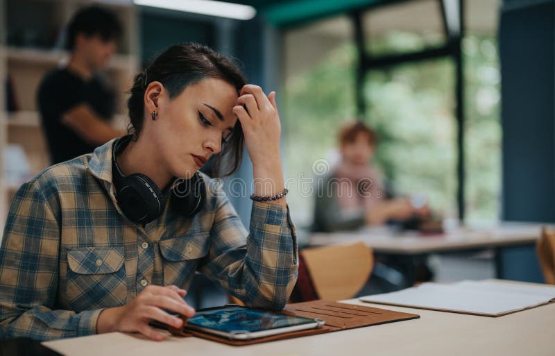 Students Focused on Learning in a Cozy Classroom Setting Stock Photo ...