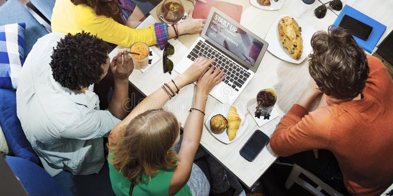 Students Friends Meeting Discussion Studying Concept Stock Image ...
