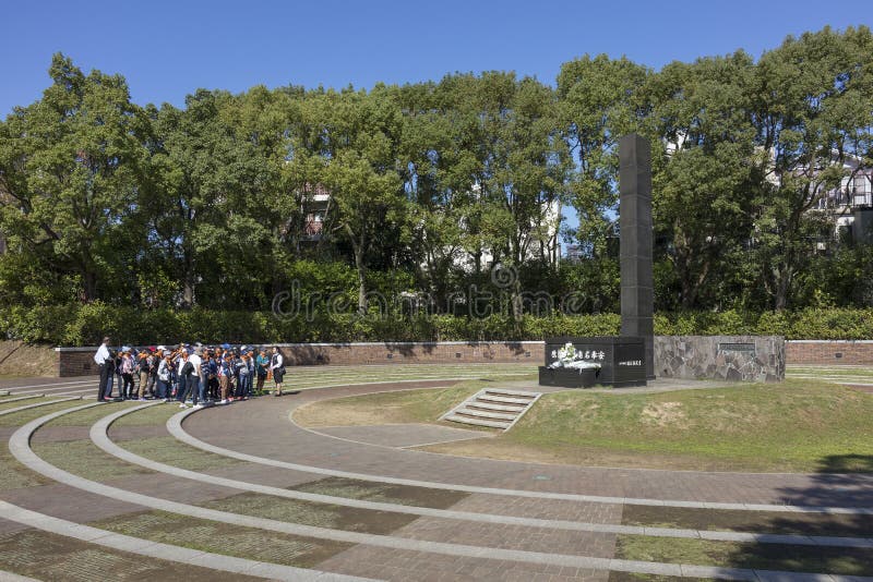 Nagasaki Peace Statue by Seibo Kitamura at Nagasaki Peace Park in ...