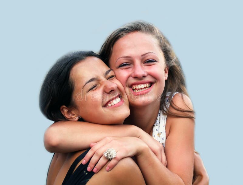 Students girls stock image. Image of happy, college, high - 32229363