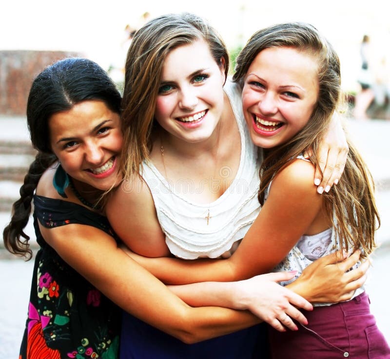 Happy girls stock photo. Image of college, cheerful, lady - 30297338