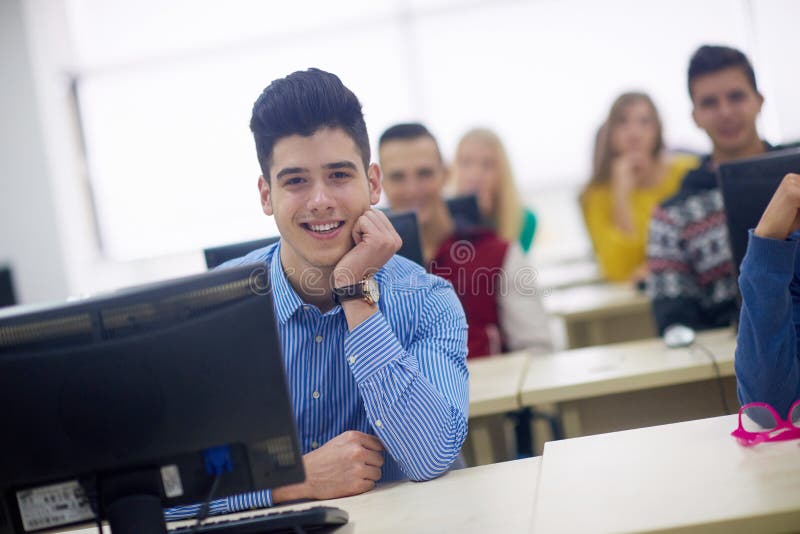 319 Group Classmates Desktop Computer Stock Photos - Free & Royalty ...