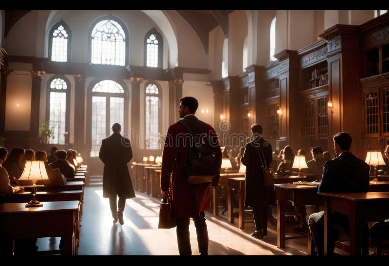 Students Group Working on High School Project Together at Modern ...