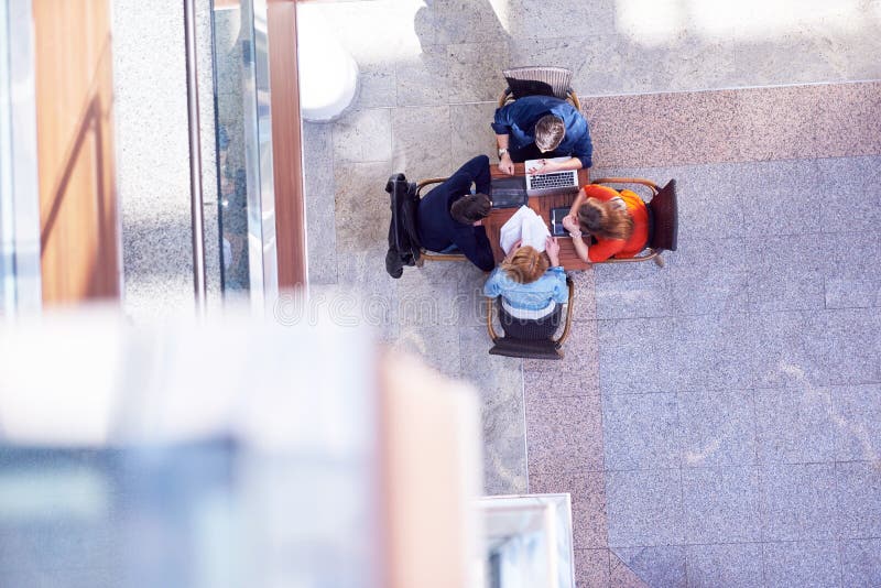Students Group Working on School Project Together Stock Image - Image ...