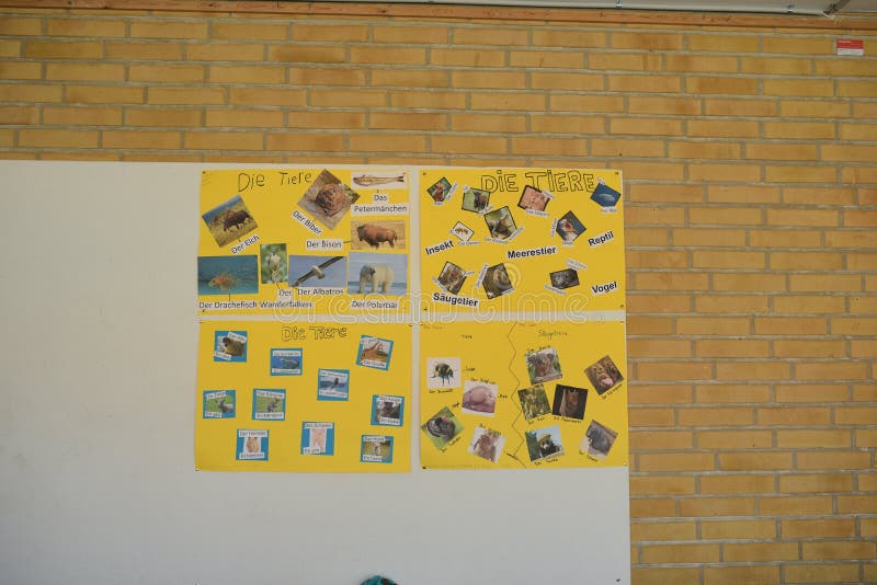 Students Homework Hanging on the Wall Editorial Photo - Image of crafts ...