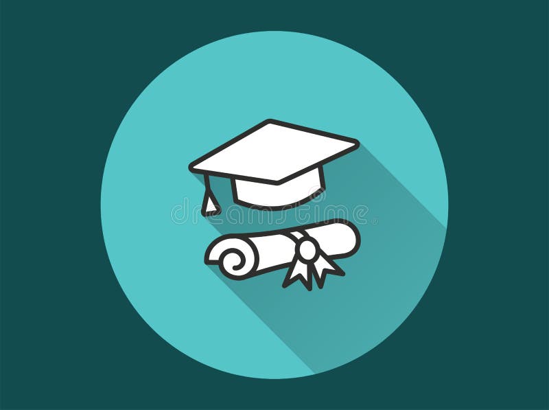Students Icon for Graphic and Web Design Stock Illustration ...
