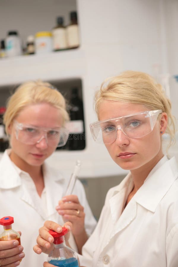 Students in the laboratory stock photo. Image of working - 10833818