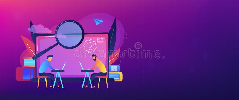 Academic Laboratory Header Banner. Stock Vector - Illustration of ...