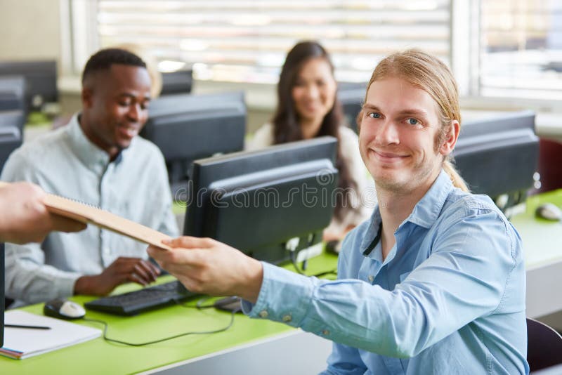 Students Learn in Computer University Course Stock Photo - Image of ...