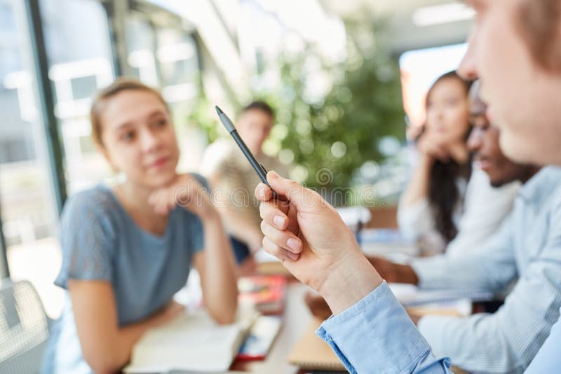 Students Learn Math Together Stock Image - Image of college, sciences ...