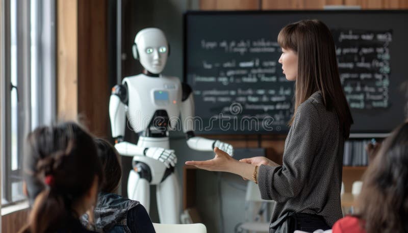 Students Learn Robots, AI, Tech in Futuristic Classroom Using ...