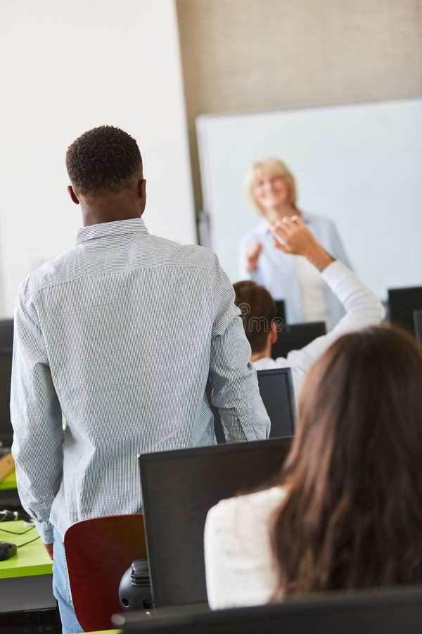 Students Learn in Seminar Class Stock Photo - Image of applied ...