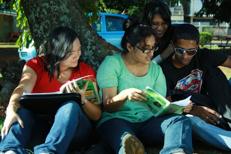 Students learning stock image. Image of sharing, revision - 11956049