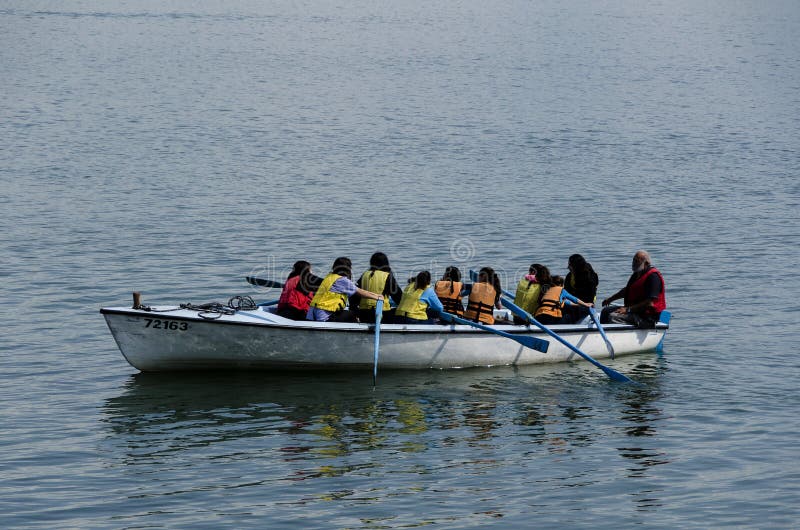 Students on the Boat in Phewa Lake Pokhara, Nepal Editorial Photography ...