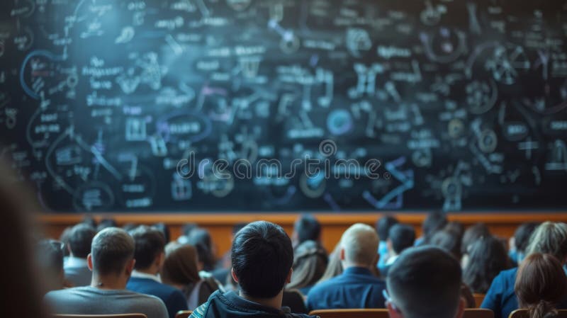 Students Lecture Hall Chalkboard Background Stock Photos - Free ...