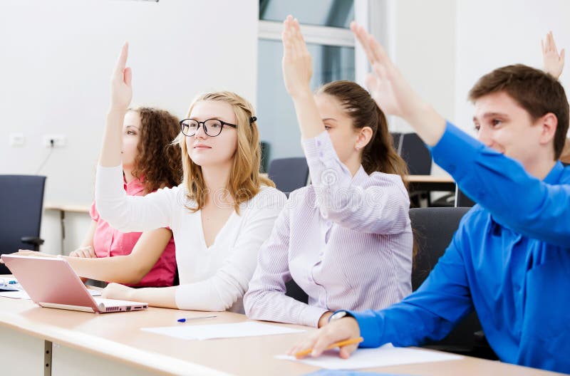 Students at lesson stock photo. Image of training, study - 54838138