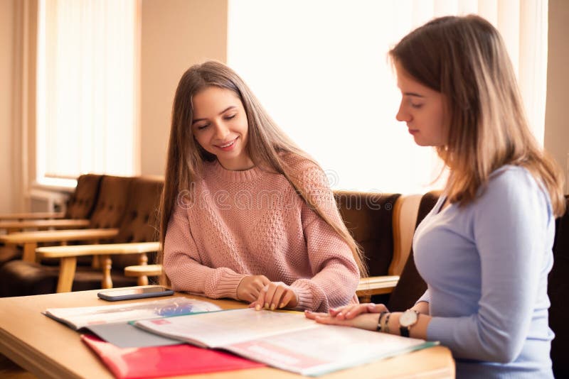 Students life concept stock image. Image of pretty, casual - 260782819