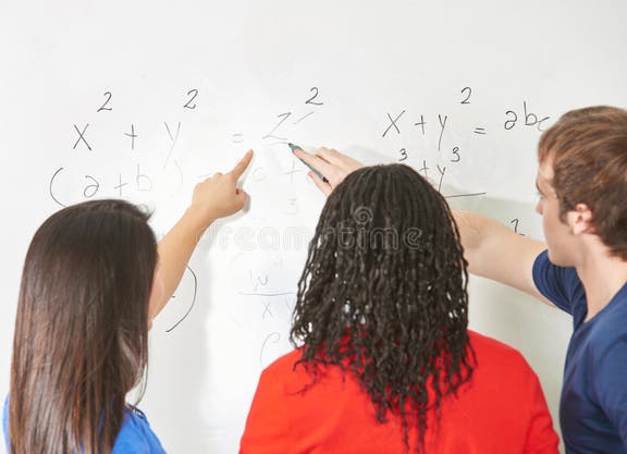 Students in math stock photo. Image of lessons, work - 70839094