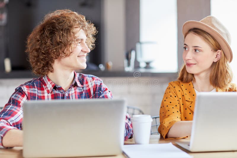 Students networking stock photo. Image of coworking - 120273936