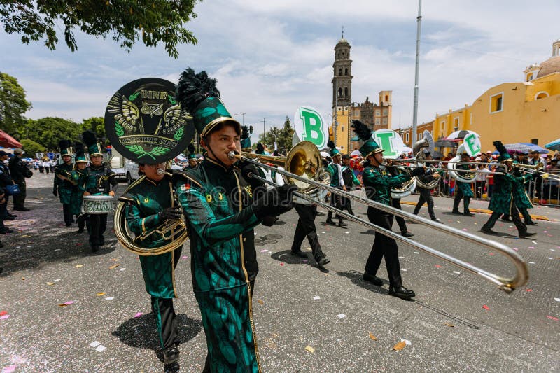 Students Parade in Representation of the Battle of May 5 Editorial ...
