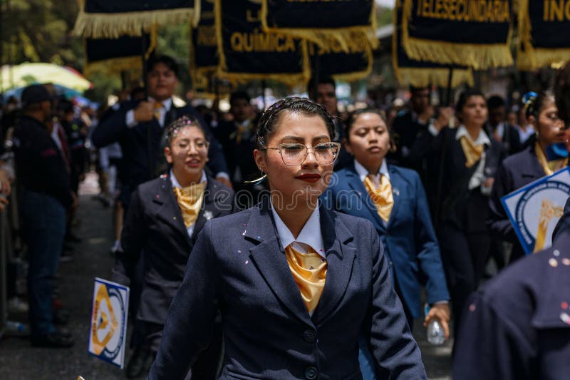 Students Parade in Representation of the Battle of May 5 Editorial ...