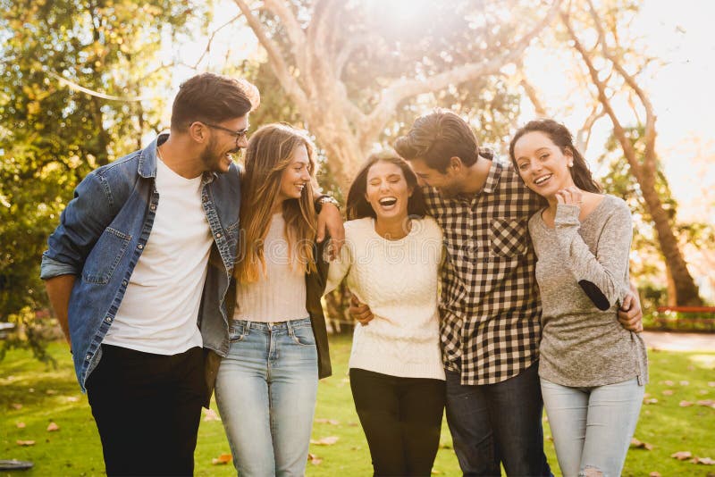 Students in the park stock photo. Image of college, campus - 174423866