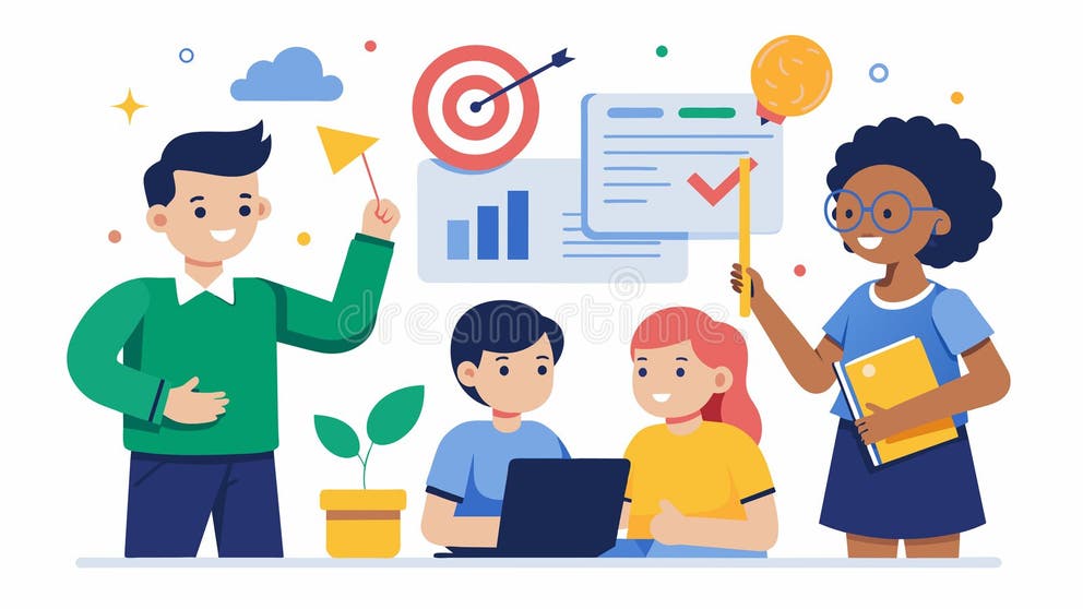 Students Goals Stock Illustrations – 430 Students Goals Stock ...