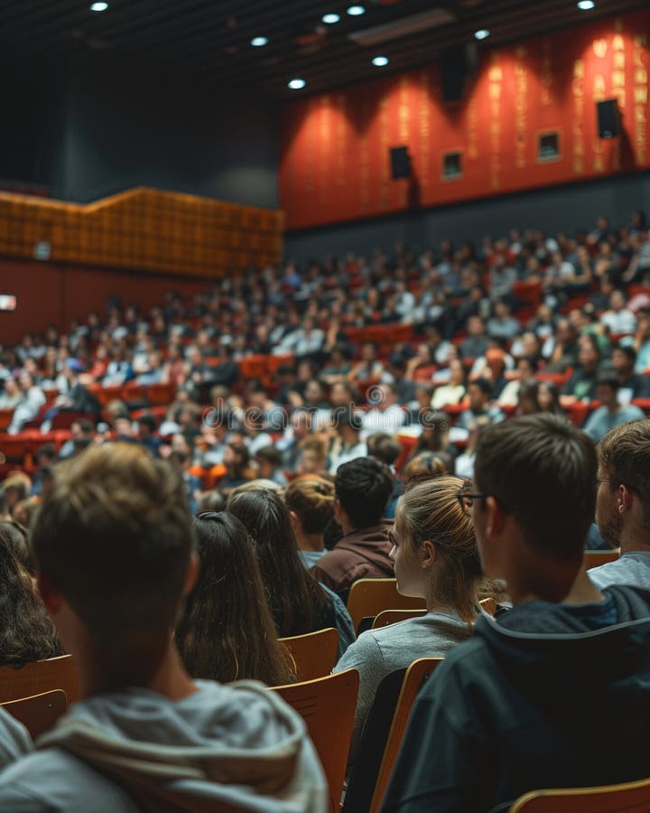 Students Participating in an Orientation Assembly, Engaging ...