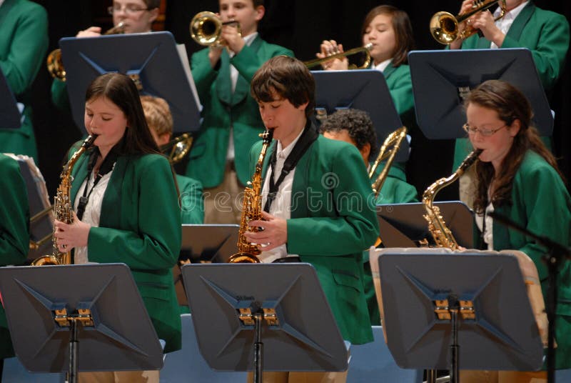 Students Perform in Concert Editorial Photography - Image of family ...